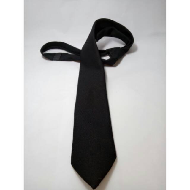 HITAM Plain Black Tie | Shopee Philippines
