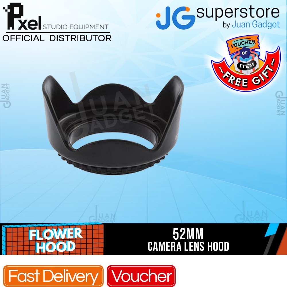 [CLEARANCE] Pxel 52mm Flower Petal Camera Lens Hood | Shopee Philippines