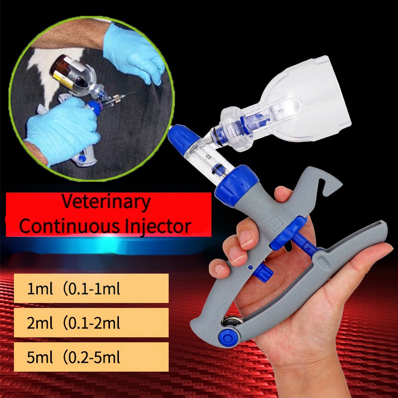 1/2/5ML Injection Poultry Adjustable For Chicken Duck Pig cow sheep ...