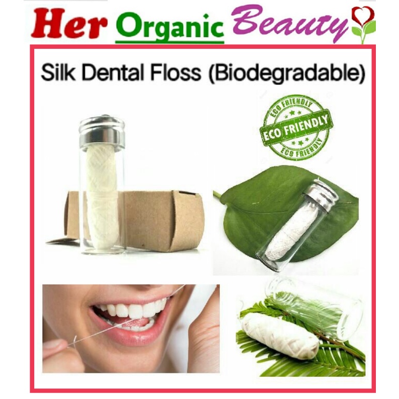 *Silk Dental Floss (Biodegradable) Eco Friendly. | Shopee Philippines