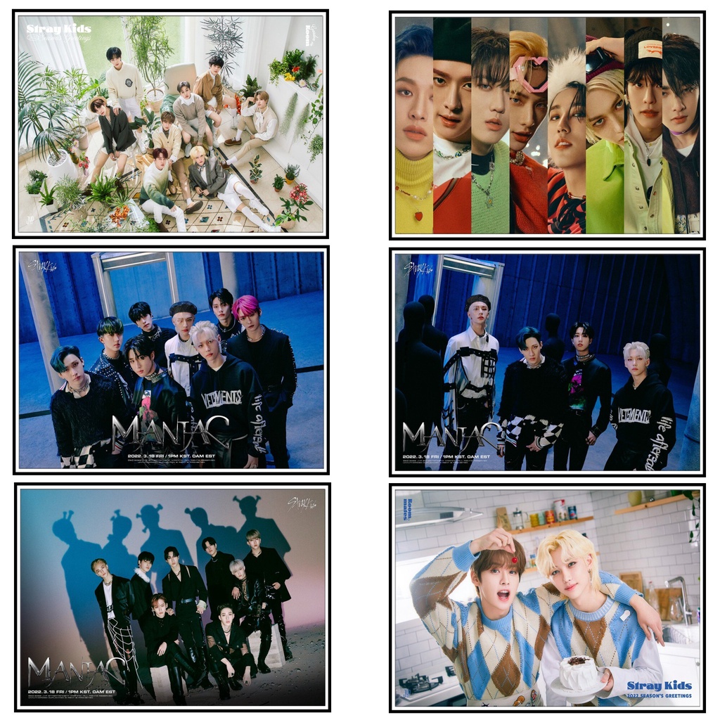 KPOP Stray Kids Poster New Album ODDINARY MANIAC 2022 Season's ...