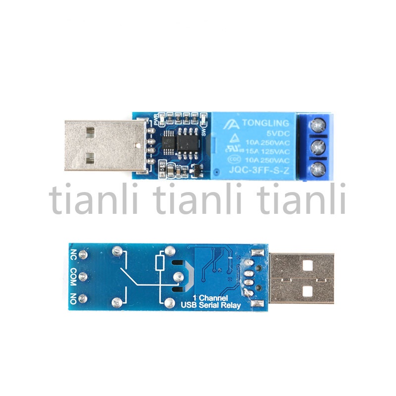 LCUS-1 USB Serial Port Control Relay Module CH340 Overcurrent ...