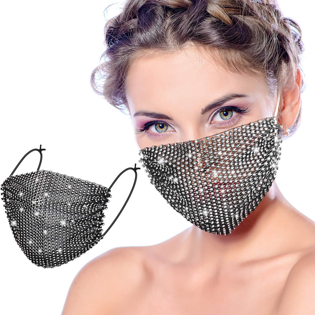 Spring and summer with diamond sequins mask women's thin section ...