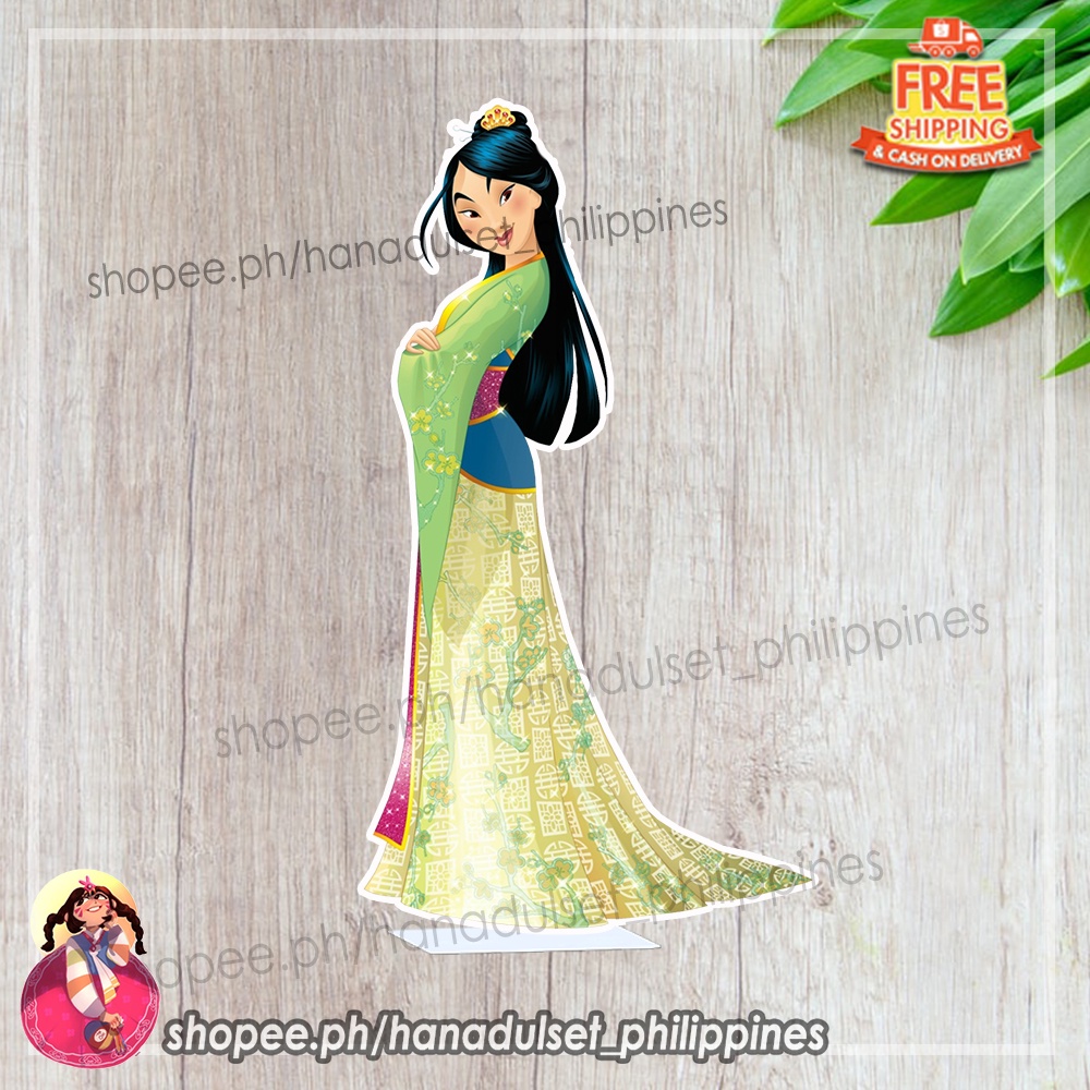 Disney Princess Mulan Standee | Toppers | hanadulset [ Mulan ] | Shopee ...