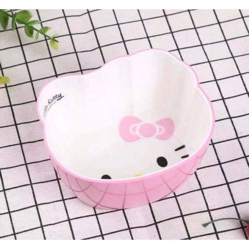 HELLO KITTY DINNER PLATE AND HELLO KITTY DINNER BOWL | Shopee Philippines