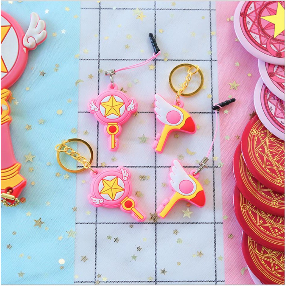 Sakura anime rubber keychain (5cm) | Shopee Philippines