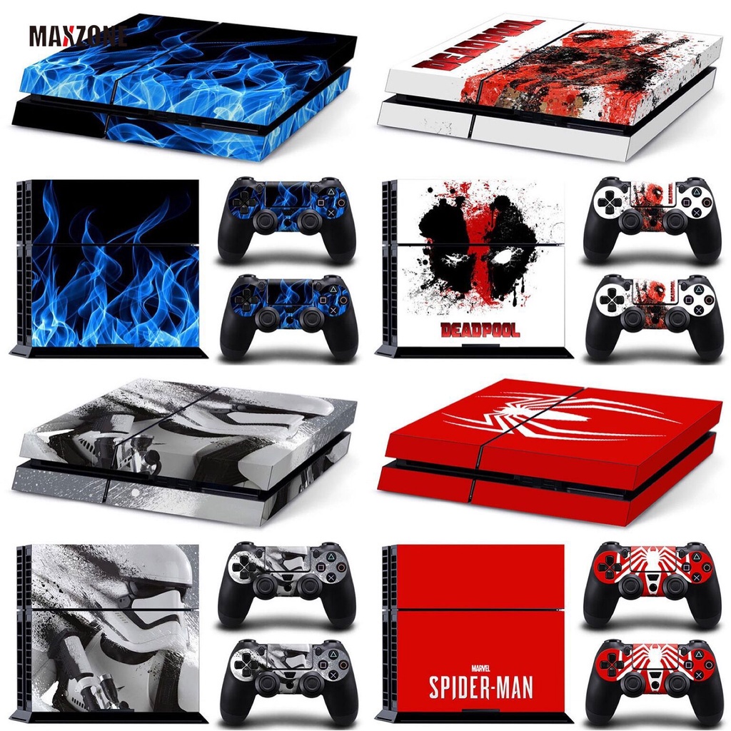 MAXZONE PS4 game console sticker colorful fashion sticker | Shopee ...