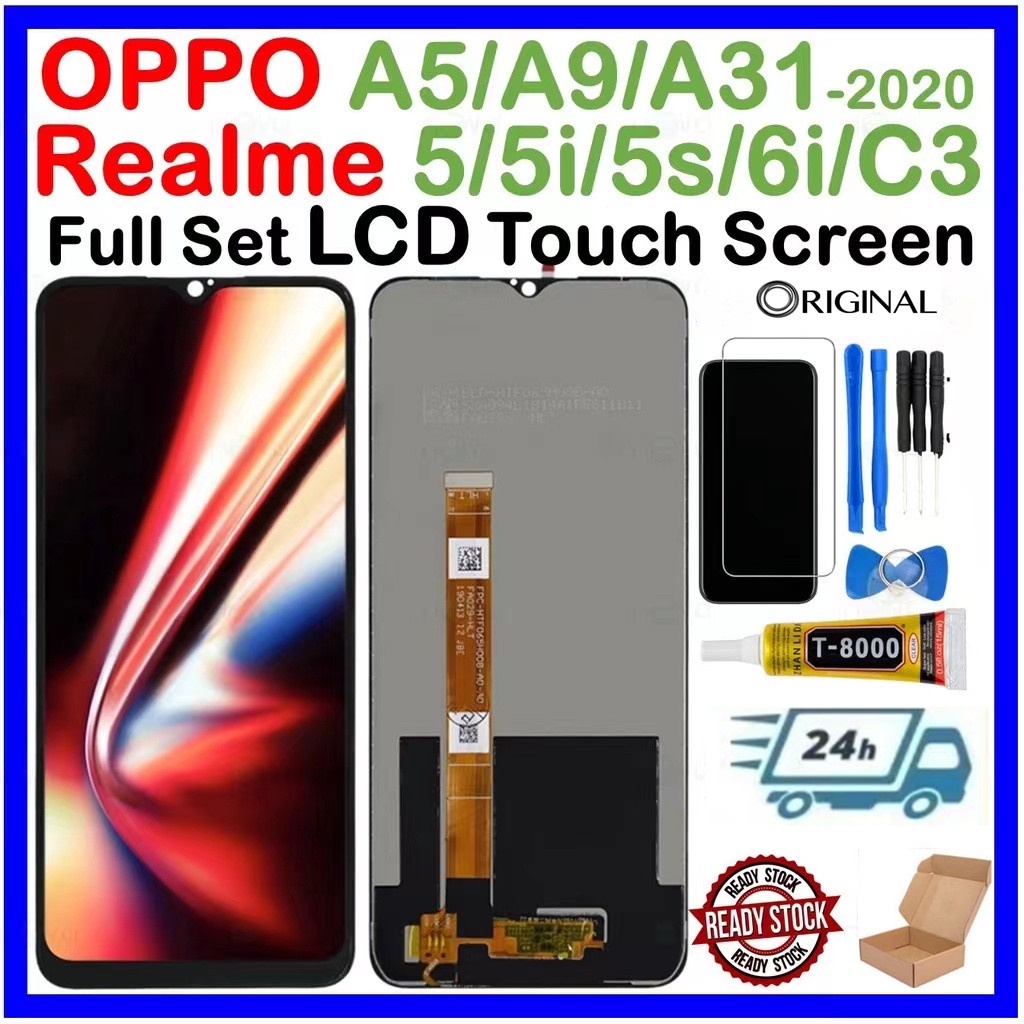 Original C3 Realme 5/5i/realme 6i/A31 2020/a5 2020/a9 2020 realme c3 ...