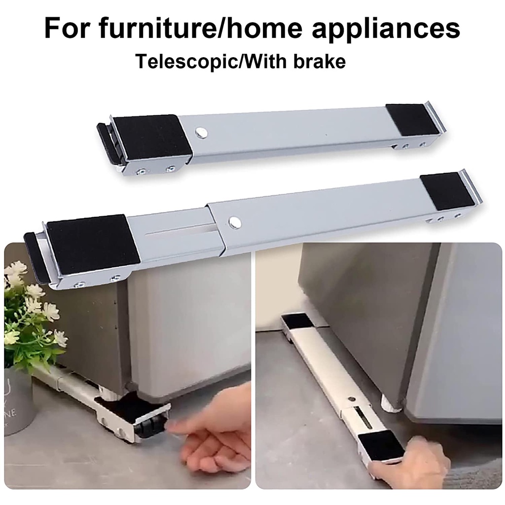 Healthhouse Movable washing machine and refrigerator base ref stand ...