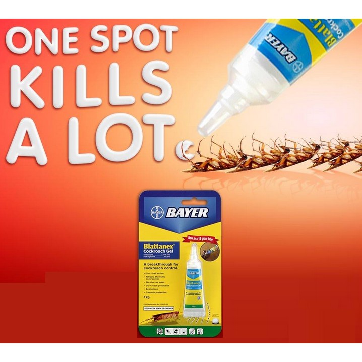 Bayer Blattanex Cockroach Gel Cockroach Killer 12gram tube | Shopee ...