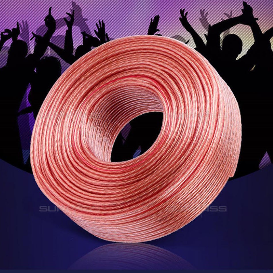 JYS-AC200 200core Pure Copper Speaker Cable Aluminum Oxygen-free Copper ...
