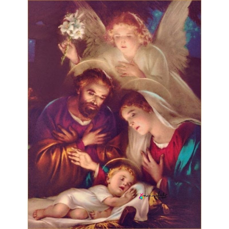 Scripture (A4 SIZE LAMINATED) The Holy Family Poster Wall Home Decor A4 ...