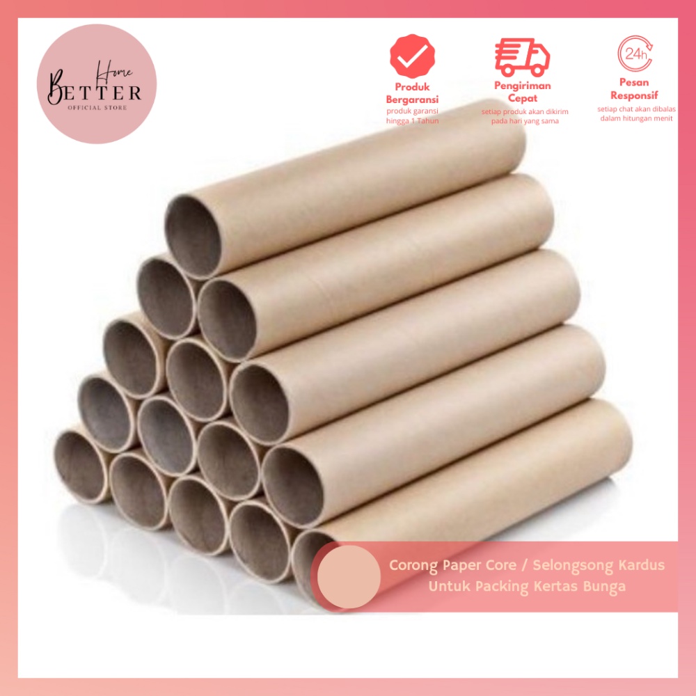 Paper Core Funnel / Cardboard Sleeve for Packing Flower Paper | Shopee ...