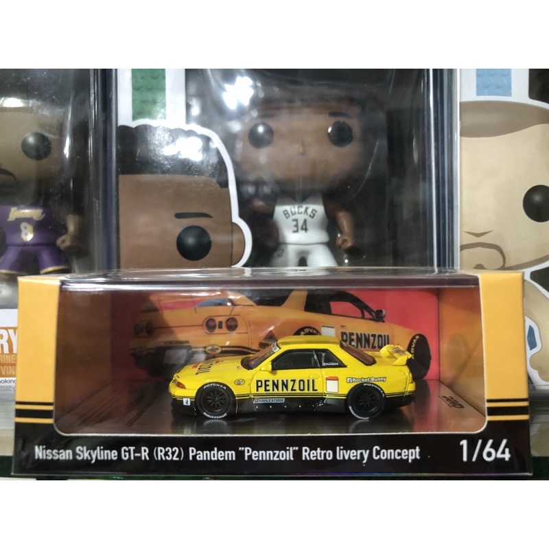 Inno Models 1/64 Nissan Skyline GT-R (R32) "Pennzoil" Retro Livery ...