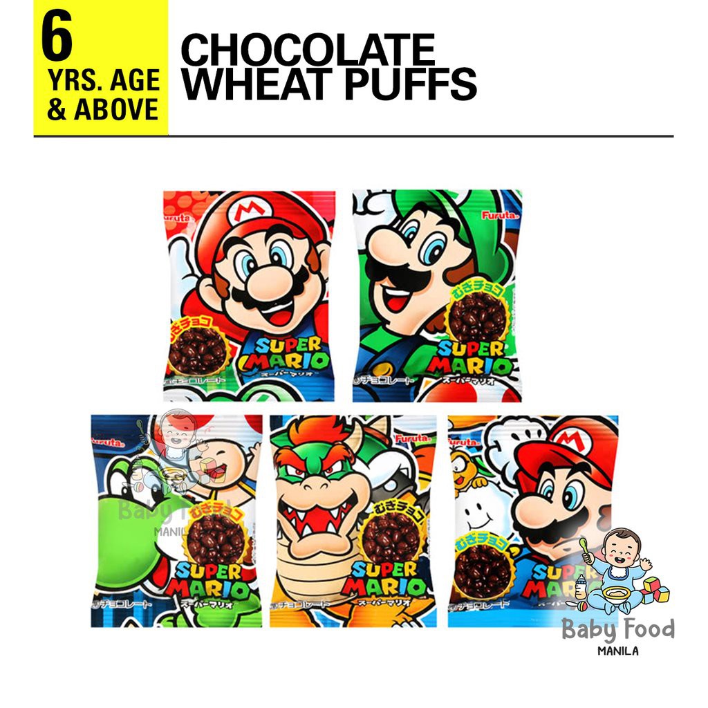 FURUTA Super Mario Chocolate puffs | Shopee Philippines