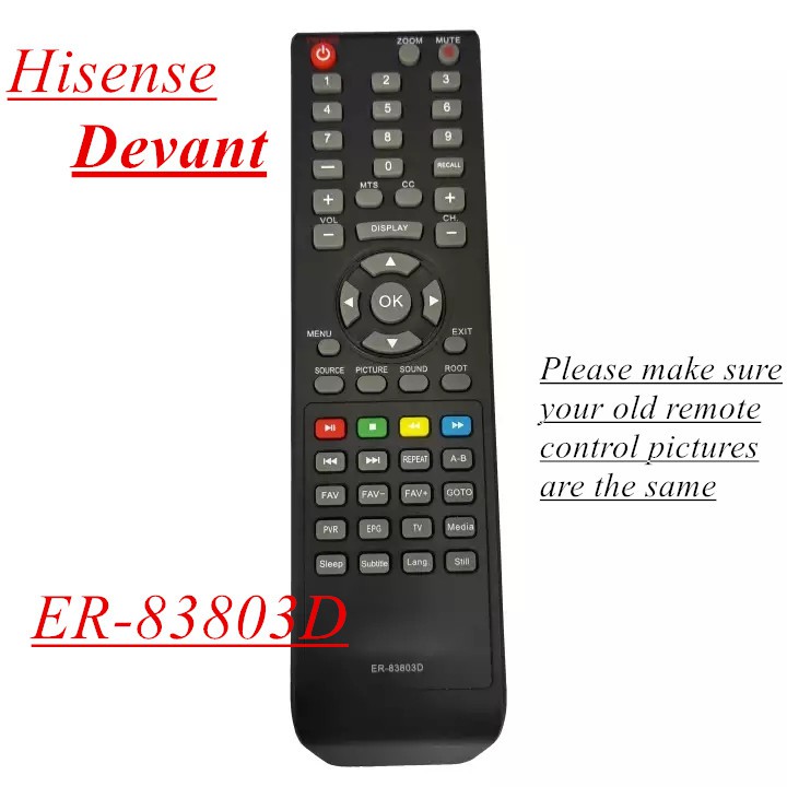 Hisense ER-83803D EN-83801 Smart tv remote control NEW Original ER ...