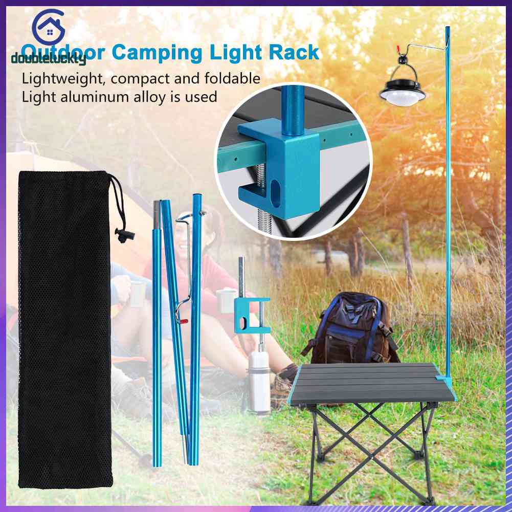 Outdoor Camping Aluminum Tent Hanging Light Stand Outdoor Camping ...