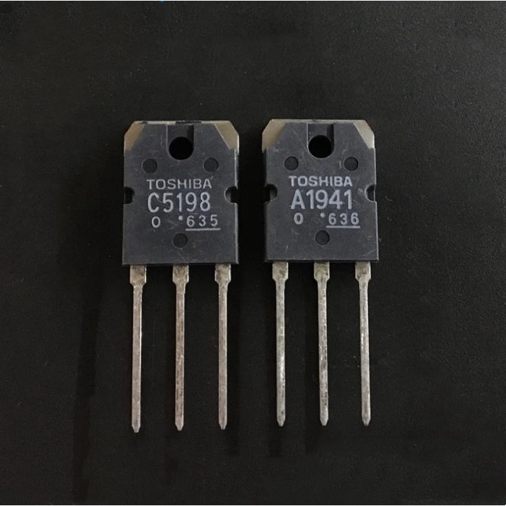 A1941 C5198 Toshiba Transistor PNP NPN 10A 140V 100w | Shopee Philippines