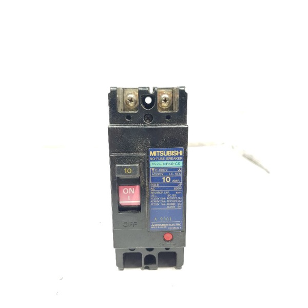 Circuit Breaker 10A 2Pole NF30 NF50 MCCB MITSUBISHI(Original Made in ...