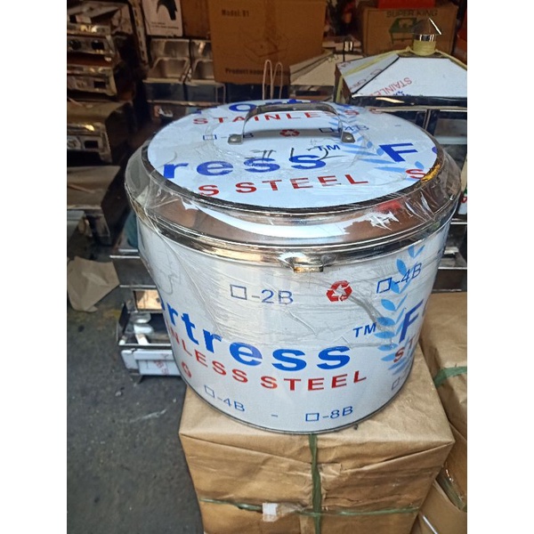 12"/15Liters Stainless Palamigan Double Walling | Shopee Philippines