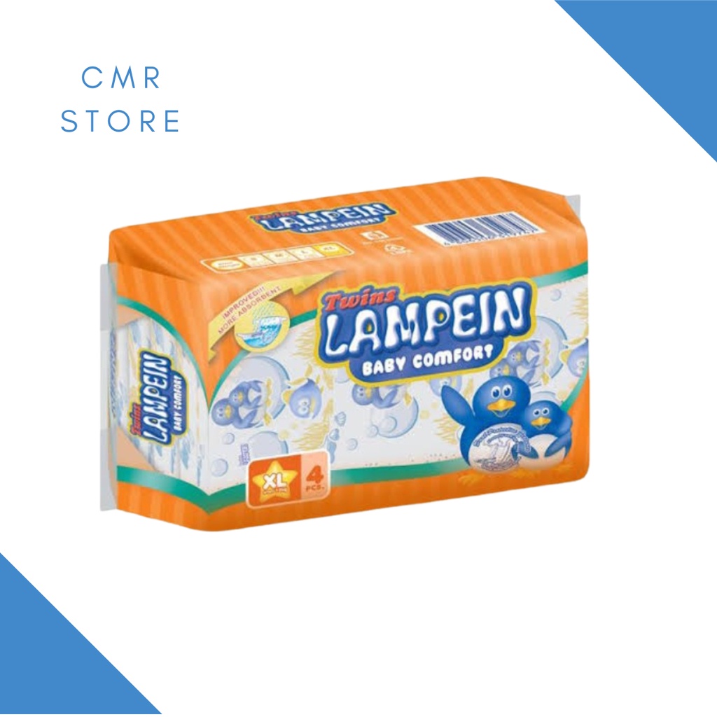 Lampein Mini Pack Baby Diaper by 4's | Shopee Philippines