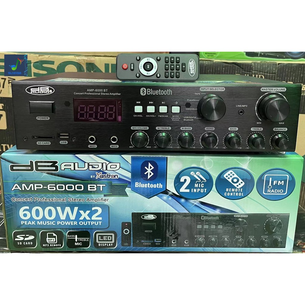 DB AUDIO AMPLIFIER AMP-6000BT | Shopee Philippines