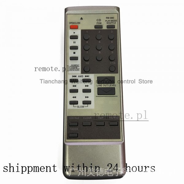 New Replacement RM-990 for Sony CD Player Remote Control CDP497 CDP590 ...