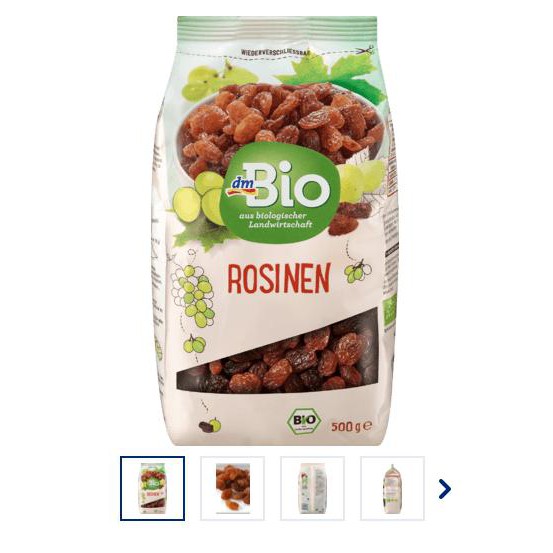 Dmbio Organic Raisins 500gr – Domestic Germany | Shopee Philippines