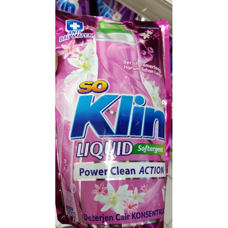 So Klin Liquid + Softener 750 ml | Shopee Philippines