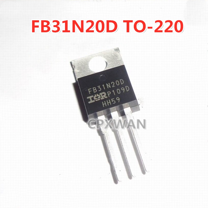 5pcs FB31N20D IRFB31N20D TO-220 IRFB31N20DPBF TO220 31A/200V N-channel MOSFET Transistor New ...