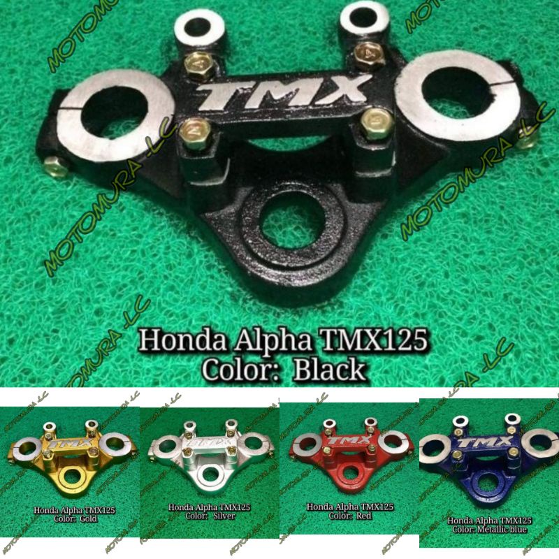 Honda Alpha TMX 125 lowering crown butterfly for stock shock or XRM ...