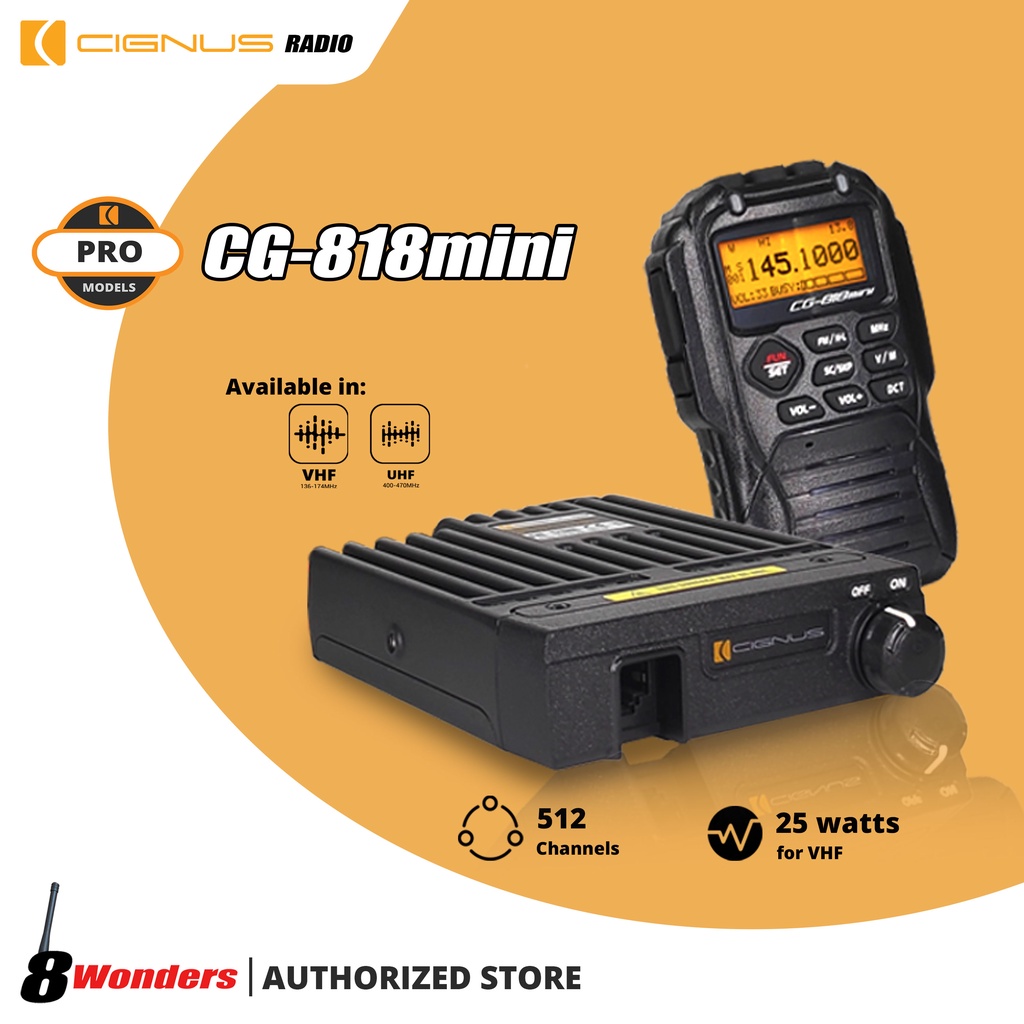 Cignus CG-818 Mini Base Radio Pro | Shopee Philippines
