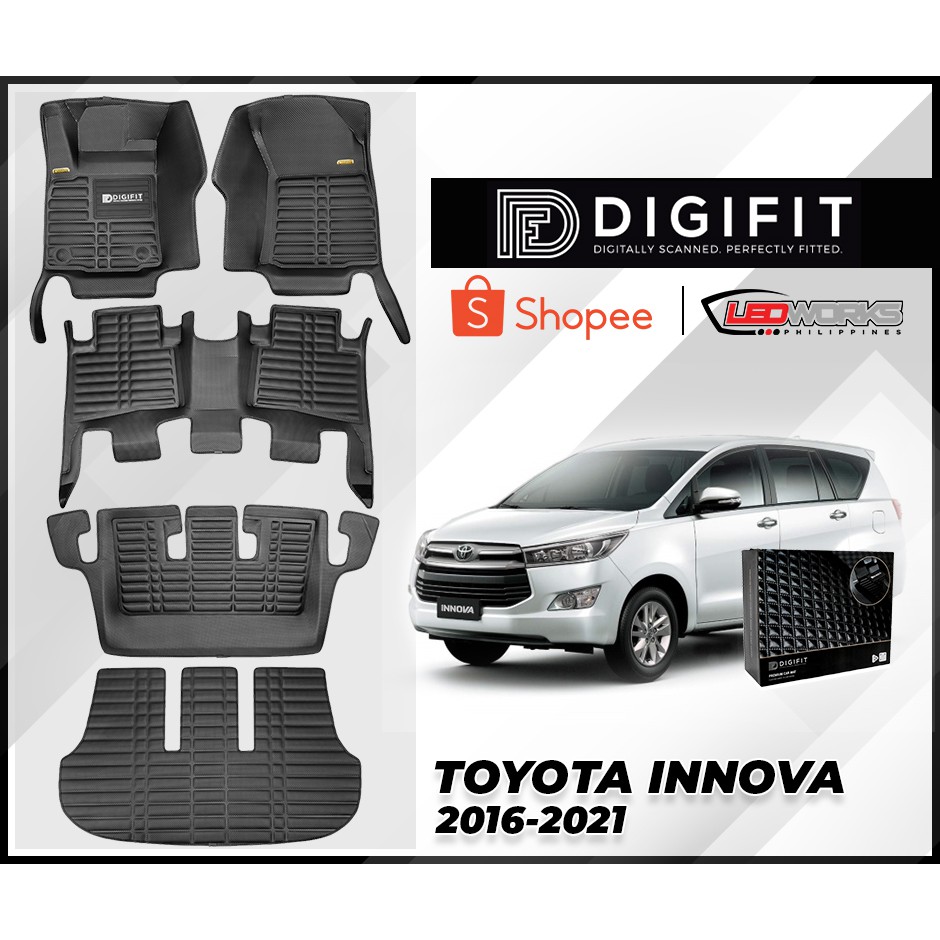 TOYOTA INNOVA 2016-2023 Digifit Premium Car Matting /Floorliner (EXCEPT ...