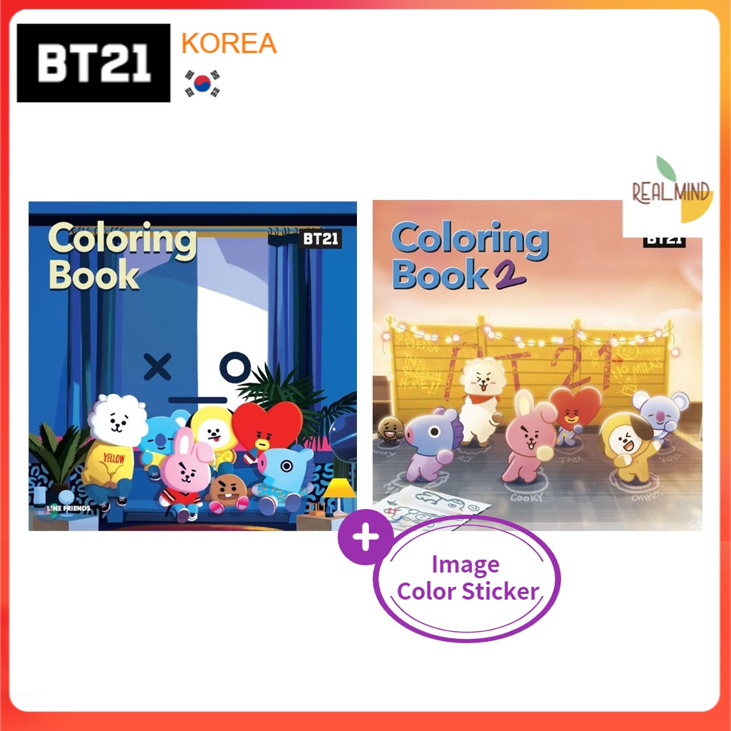 BT21 OFFICIAL, BT21 Coloring Book, BTS (BANGTAN) Goods | Shopee Philippines