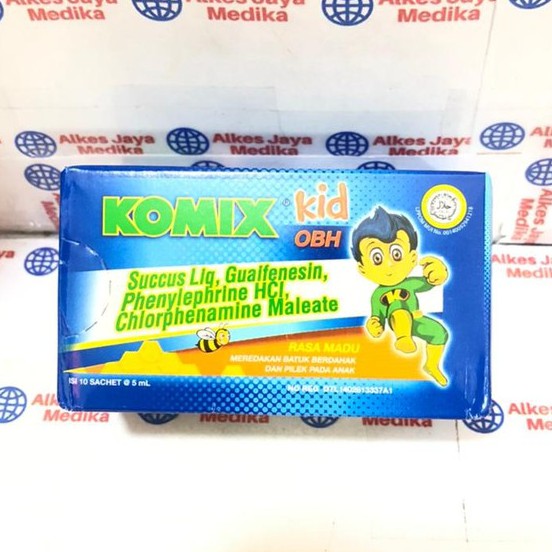 Komix Kid Obh Honey Flavor Box Contains 10 Sachets @7ml - Children's ...