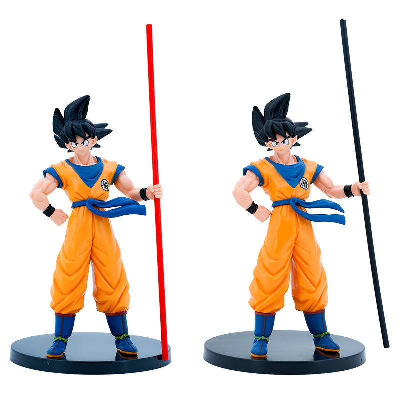 22cm Dragon Ball Son Goku Doll Kakarotto Anime Figure 20th Anniversary ...