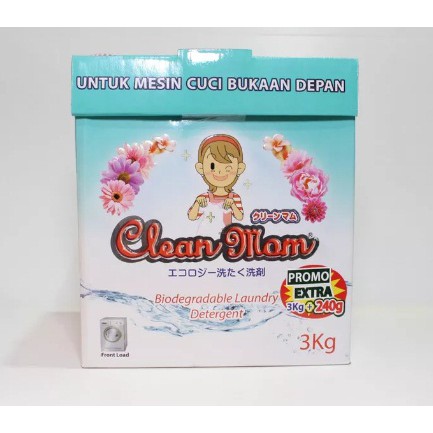 Clean Mom Detergent Matic Front Load 3kg | Shopee Philippines
