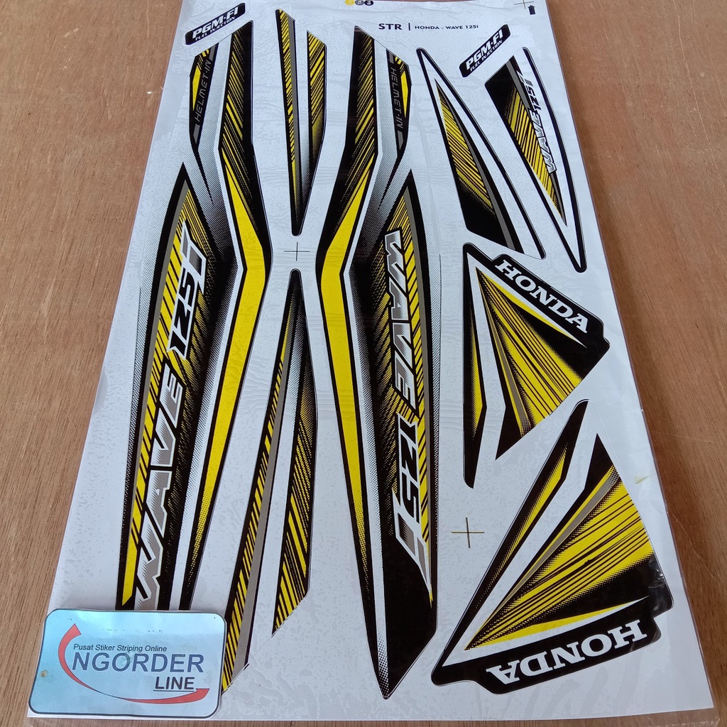 Striping Streeping Decal Dekal Sticker Emblem Logo Motorcycle Honda ...