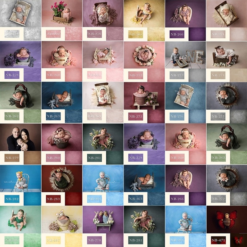 NEW Adult Newborn Baby Portrait Backdrop Abstract Solid Color Texture ...