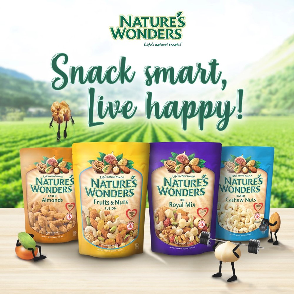 Nature's Wonders Baked Nuts (Hearty Mix/Mighty Mix/Royal Mix/Fruits ...