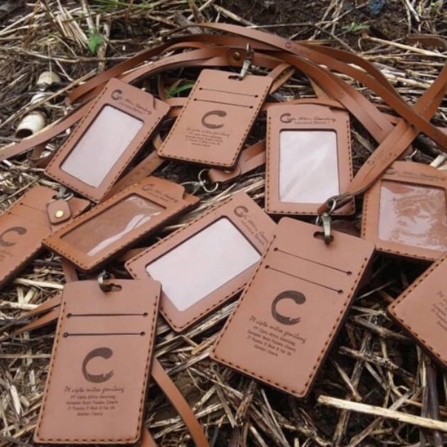 Custom Leather Name Tag Name Tag Company Name And Logo/Leather Id Card ...