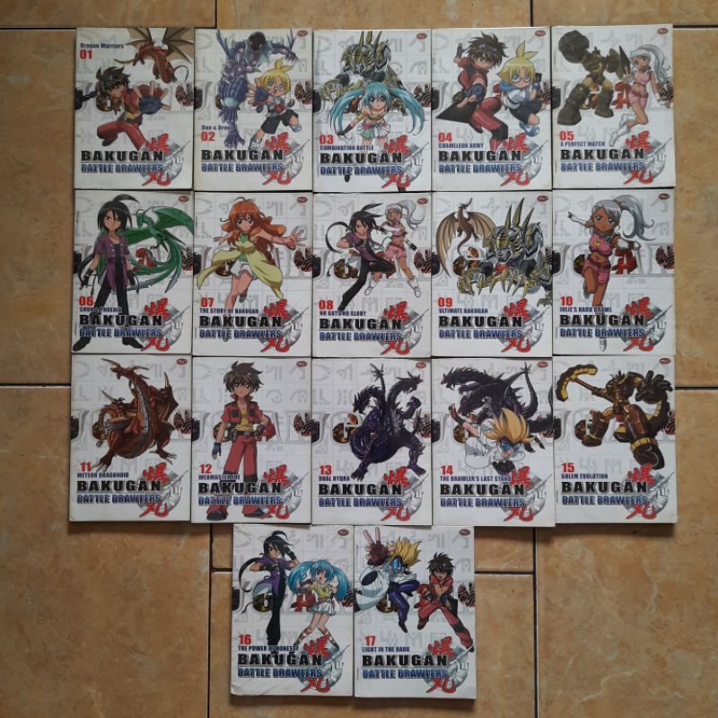 Komik Bakugan Battle Brawlers Fullset 1-17 Finished Full Color M&C Full ...