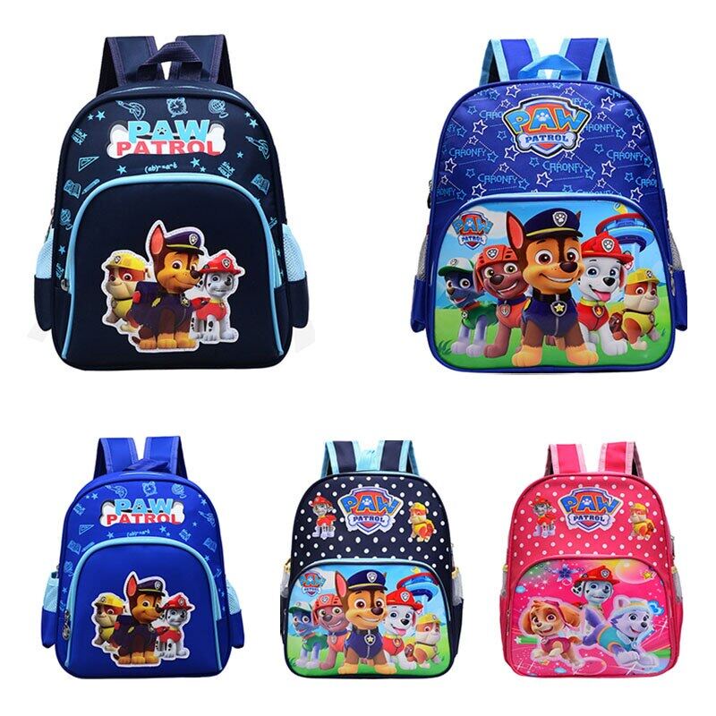 Cute Paw Patrol Schoolbag Cartoon Backpack Boys Girls Kids School Bag ...