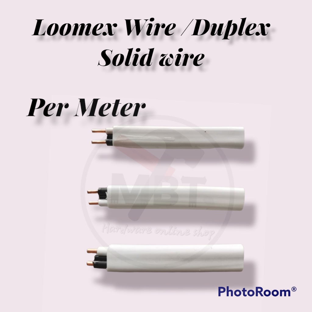 Loomex Wire / Duplex Solid Wire / Dual Core Flat Wire SIZE 14/2 12/2 10 ...