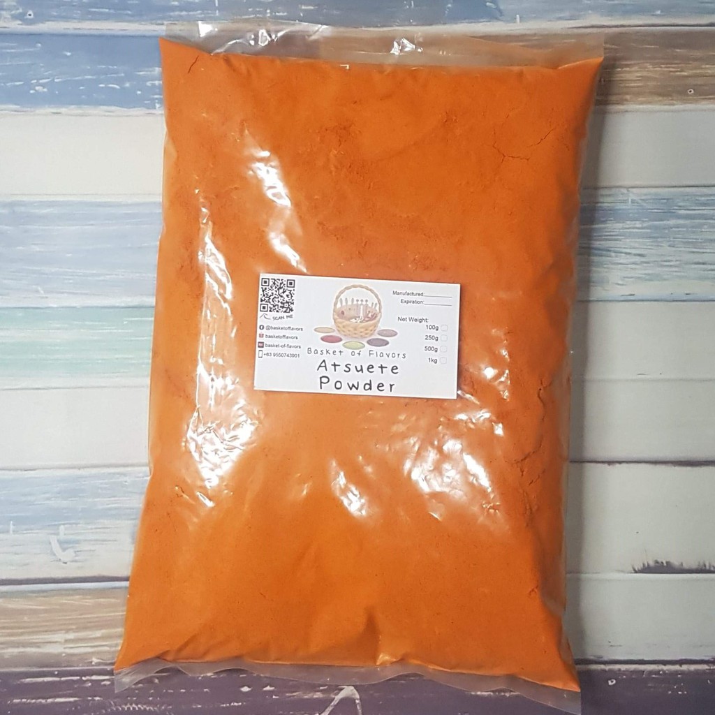 Atsuete Powder Annatto Powder 100g 250g 500g 1000g 1kg | Shopee Philippines