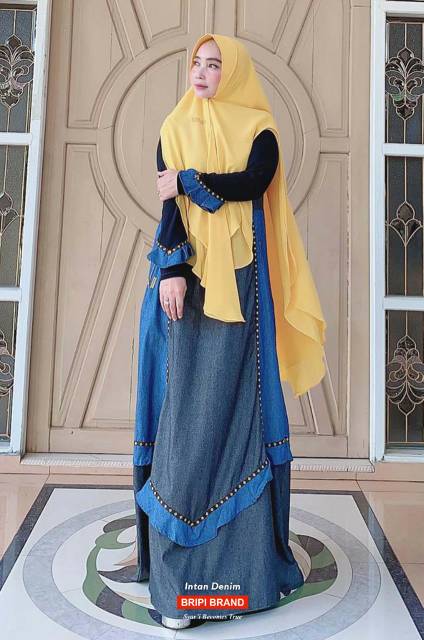 Gamis INTAN BRIPI DRESS MODERN Beautiful IBUINDUNG | Shopee Philippines