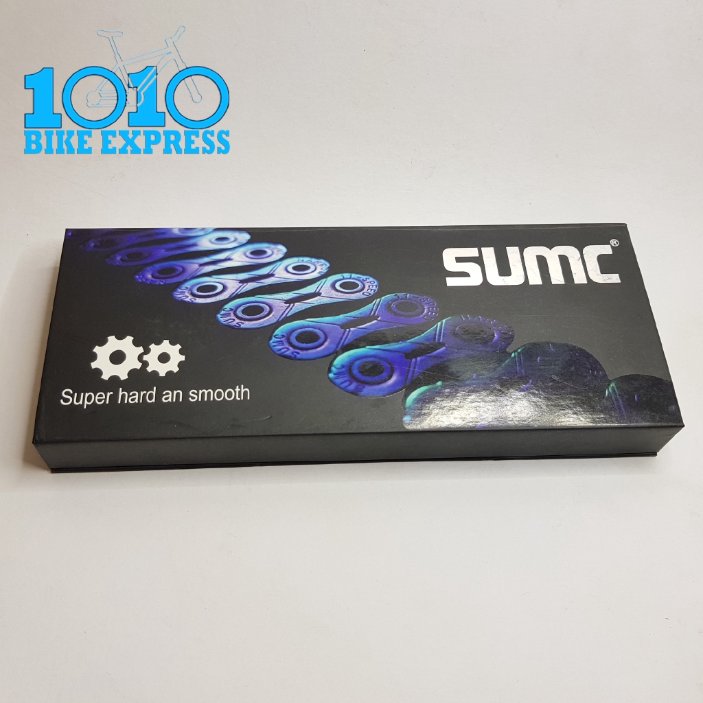 Sumc Chain 10speed Oil Slick Black And Gold Bicycle Bike | Shopee ...