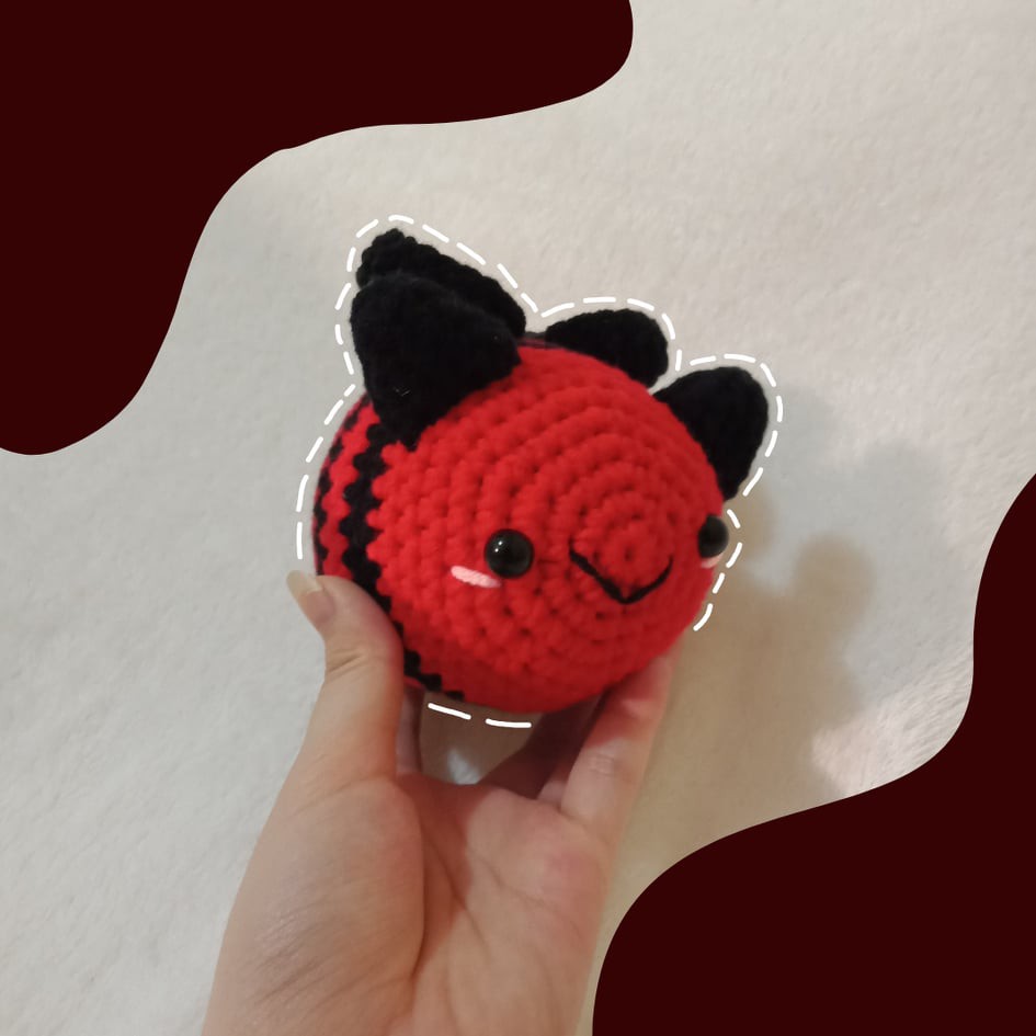 Amigurumi Crochet Bee (You can customize ur bee) | Shopee Philippines