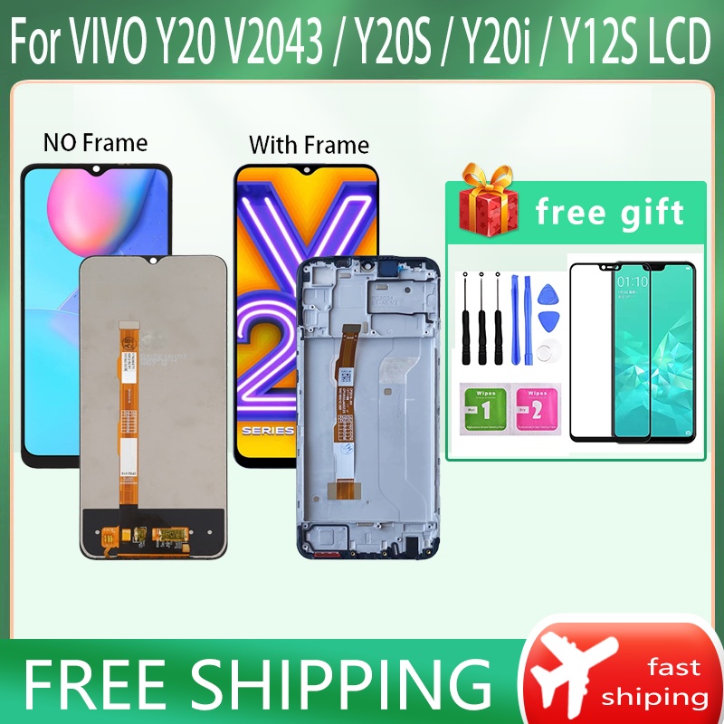 For VIVO Y20 Y20S Y20i Y12S Y12A V2102 LCD Display Screen With Frame ...