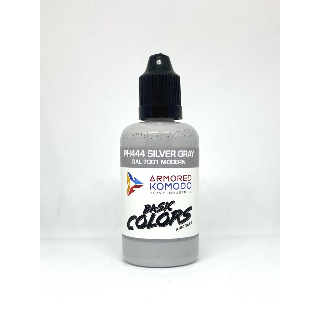 Silver Gray RAL7001 PH444 50ml Armored Komodo Airbrush Hobby Paint ...